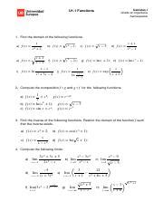 Domain Of Functions Calculus I Study Guide Composition Of Course Hero
