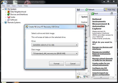 provisioning a pxie controller to the ni linux real time operating