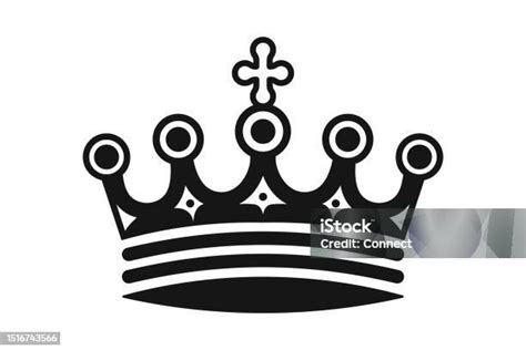 크라운 아이콘입니다 왕 표지판 여왕의 상징 공주 상징 왕실 럭셔리 제국의 아이콘 블랙 골드 색상 벡터 기호입니다 검은색에 대한