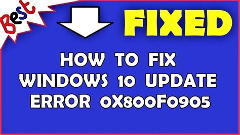How To Fix Windows Update Error X F