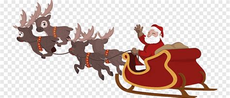 Клипарт дед мороз на санях с оленями 43 фото