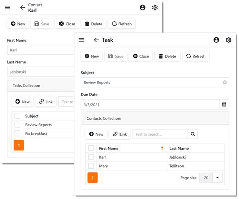 Relationships Between Entities In Code And Ui Ef Core Xaf Cross