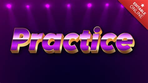Practice Jackpot Text Effect Generator
