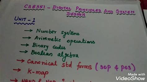 cs8351 digital principles and system design important topics tamil youtube
