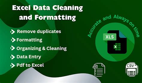 clean merge and organize your excel and csv data by ibrahim67028 fiverr