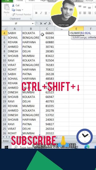 Excel Basic To Advanceshorts Shortsfeed Shortvideo Shortsfeed Youtubevideo Youtubeshorts