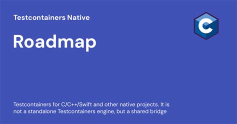 Roadmap Testcontainers Native