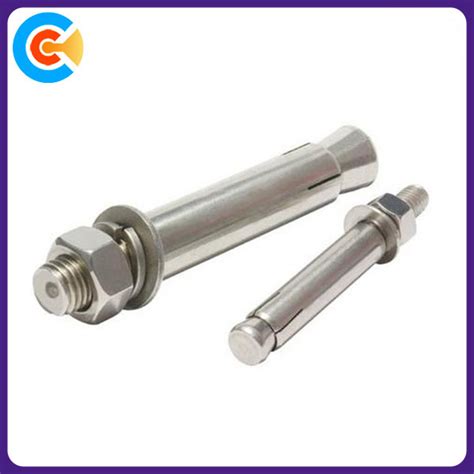 Stainless Steel Hexagon Head Sleeve Anchor Expansion Bolts Confirmat