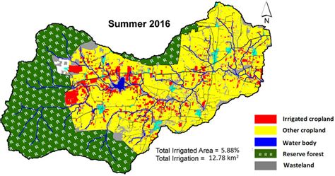 Classification Of Summer Season Irrigated Cropland For 2016 Download