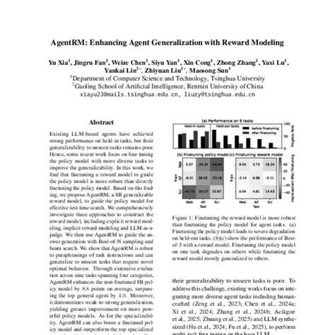 Agentrm Enhancing Agent Generalization With Reward Modeling Acl Anthology