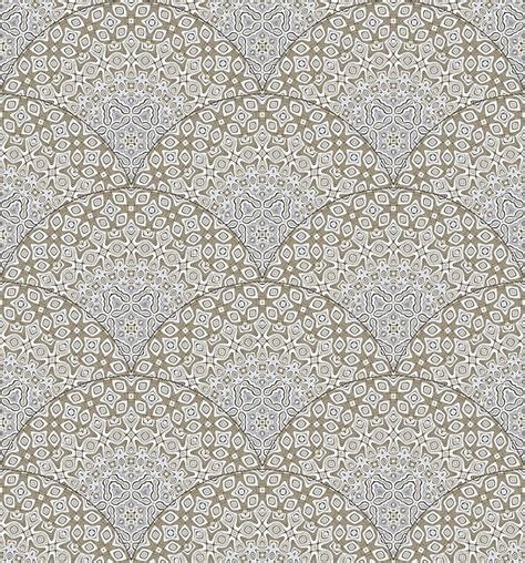 Vector Abstract Vintage Hand Drawn Seamless Pattern Background Tile Rhythm Ornate Background