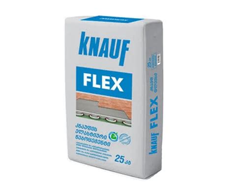 წებო ელასტიური კერამიკული ფილების Knauf Flex 25 კგ