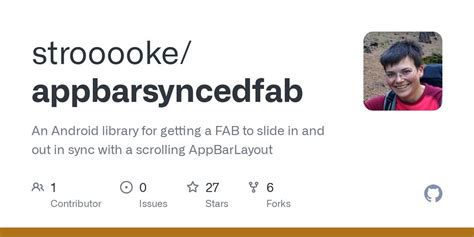 the fabulous fab behavior for scrolling in sync with the app bar is now available as a library