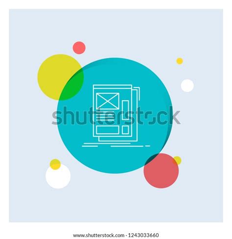 Wire Framing Web Layout Development White Stock Vector Royalty Free 1243033660 Shutterstock