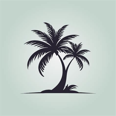 Premium Vector Palm Tree Flat Design Vector