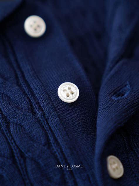 Dandy Cosmo [5สี]เสื้อไหมพรมคอโปโลvelvety Knit Polo รุ่น Chochet ถักเปีย แพทเทิ้นพิเศษ เนื้อ