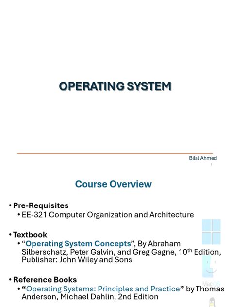 Lecture 1 Os Intro Pdf Booting Operating System