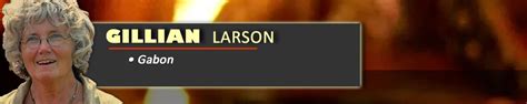 Survivor Contestant Gillian Larson