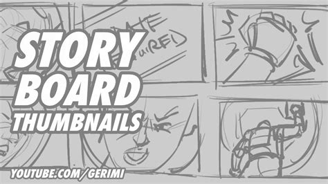Storyboard Thumbnails Storyboard Comic Books Storytelling