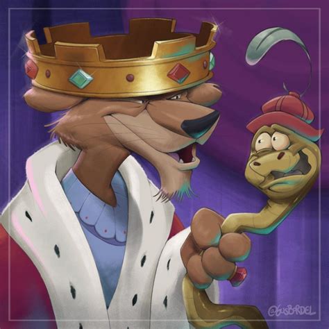 Prince John × Sir Hiss Robin Hood Classic Disney Movies Disney