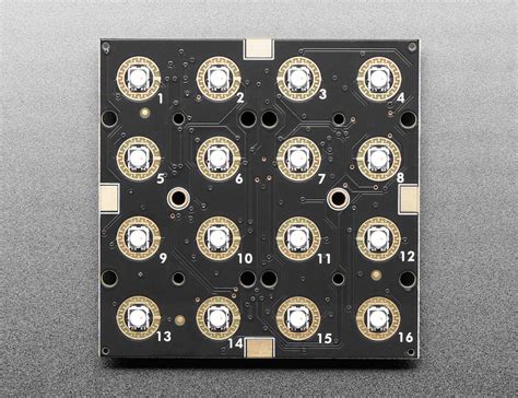 adafruit neotrellis rgb driver pcb for 4x4 keypad availabl… flickr