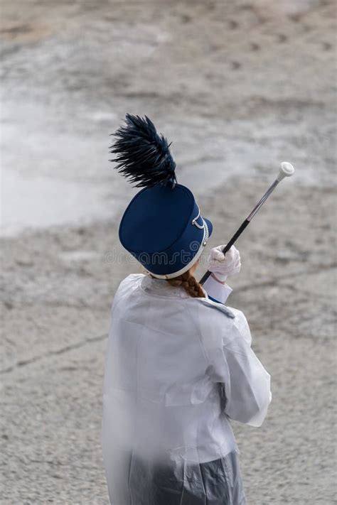 Girl In Parade Of Bolivian Independence Day Parade In Brazil Editorial