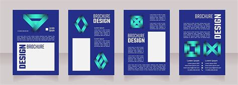 Brain Development Blank Brochure Design A4 Cover Magazine Vector A4 Cover Magazine Png And