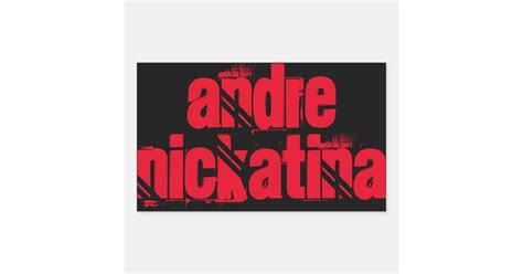 Andre Nickatina Rectangular Sticker Zazzle