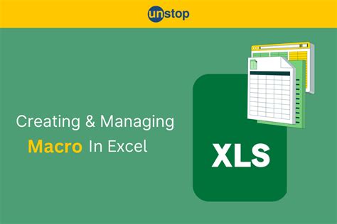 What Is A Macro In Excel Create And Manage Them Effectively Unstop