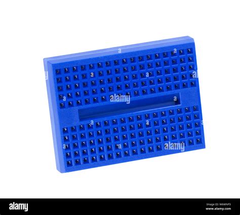 Mini Solderless Prototype Breadboard Isolated Stock Photo Alamy