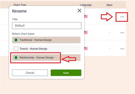 How To Enable The Relationship Chart BodyGraph Chart Help