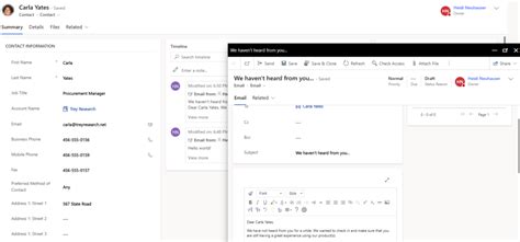Enhanced Email Experience In Dynamics 365