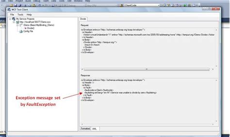 Fault Exception And Fault Contract In Wcf Services