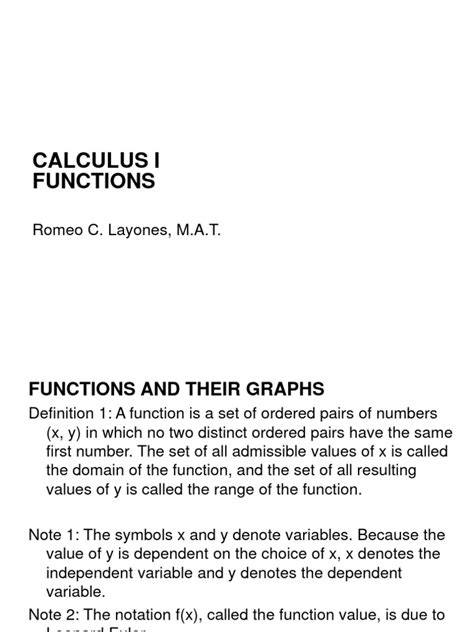 Lesson 6 Intro To Calculus Pdf Function Mathematics Area