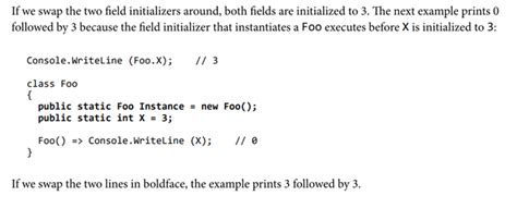 Static Constructors And Field Initialization Order Help Rcsharp