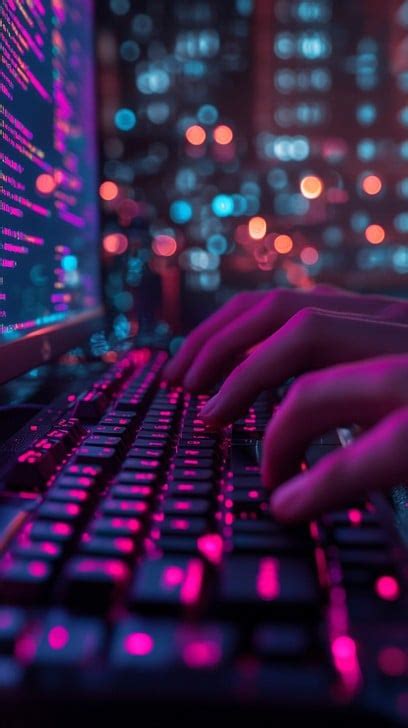 Free Nighttime Coding Session Image Download At Stockcake