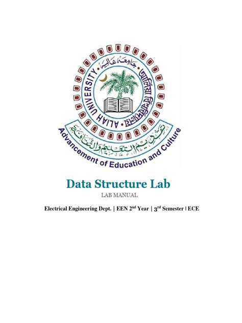 Data Structuere Lab Manaual Pdf Computing Computer Data