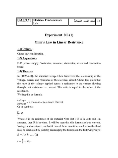 electrical circuits lab pdf series and parallel circuits