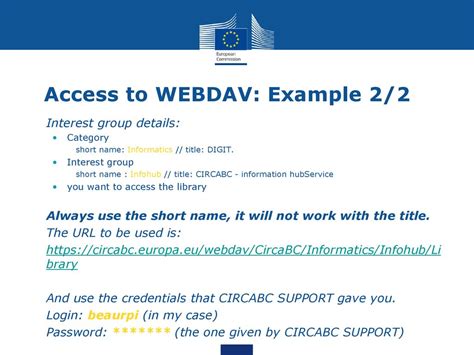 How To Use WEBDAV In CIRCABC Pierre Beauregard Ppt Download