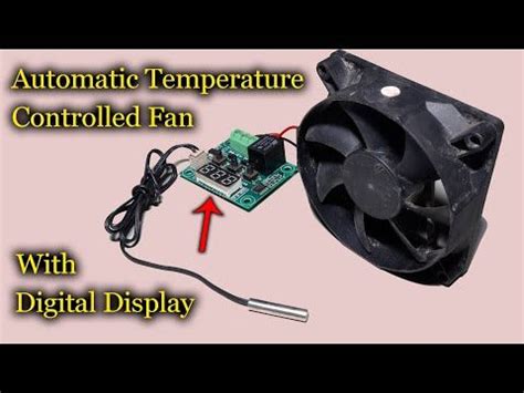 Automatic Digital Temperature Controlled Fan Temperature Control Fan Electrical Projects
