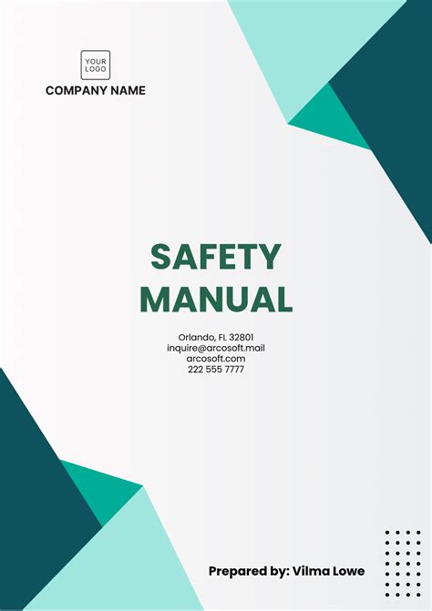 Free Safety Management System Manual Template To Edit Online