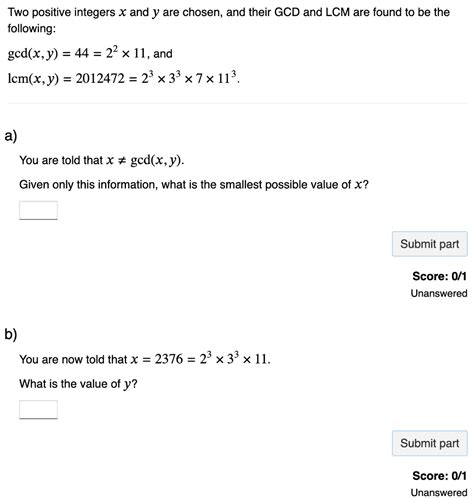 solved two positive integers x and y are chosen and their