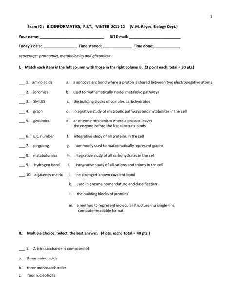 Pdf Quiz 2 Bioinformatics Win 2011 12