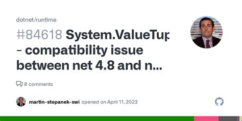 Systemvaluetuple Compatibility Issue Between Net 48 And Net Standard 20 · Issue 84618