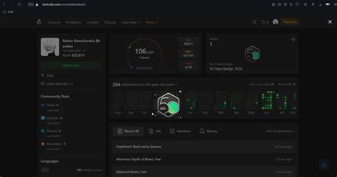 Rohan Bharekar On Linkedin Leetcode Codinglife 50daysbadge
