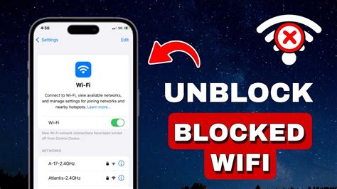How To Unblock Your Phone From A Blocked Wi Fi Connection Updated Method Youtube