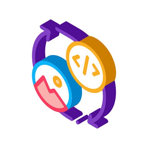 Picture Programming Code Isometric Icon Vector Illustration 18034371 Vector Art At Vecteezy