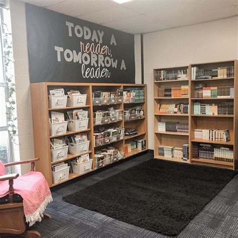 Transformed Classroom Library Decor
