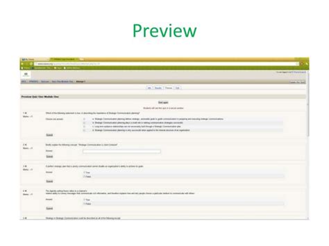 E Assessment Through Moodle