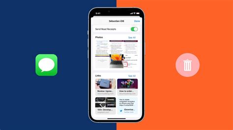 How To Delete Photos Links And Attachments In The Messages App
